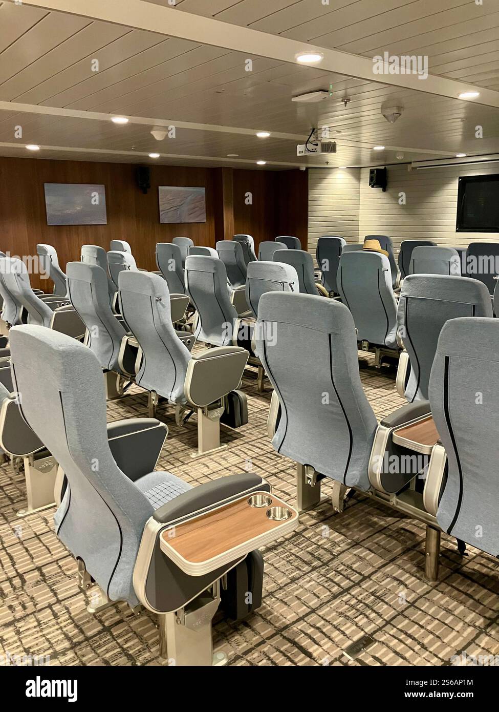Brittany Ferries, Reserved Seating, Passenger Lounge Stock Photo - Alamy