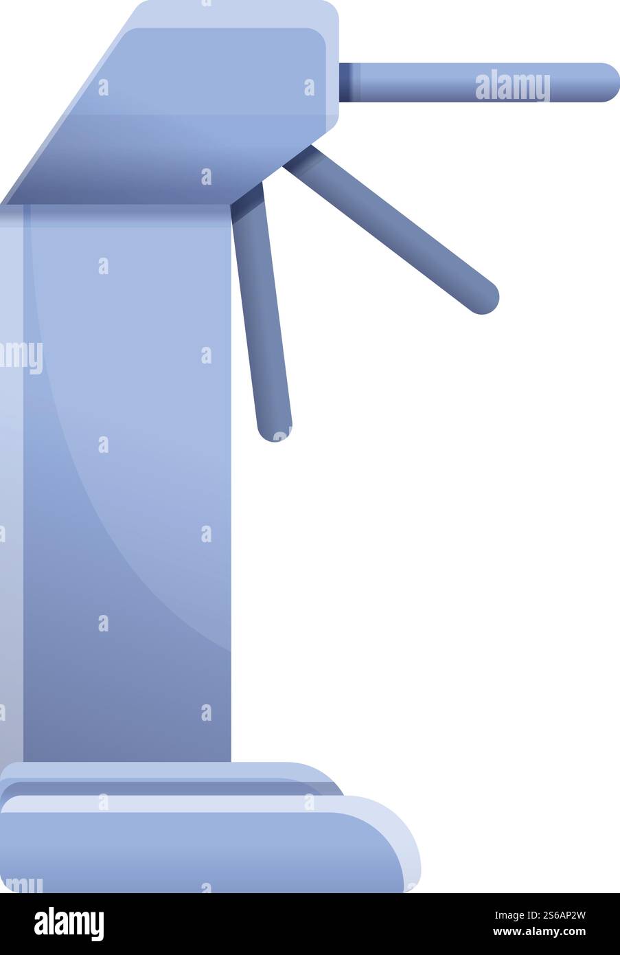 Train turnstile icon. Cartoon of train turnstile vector icon for web ...