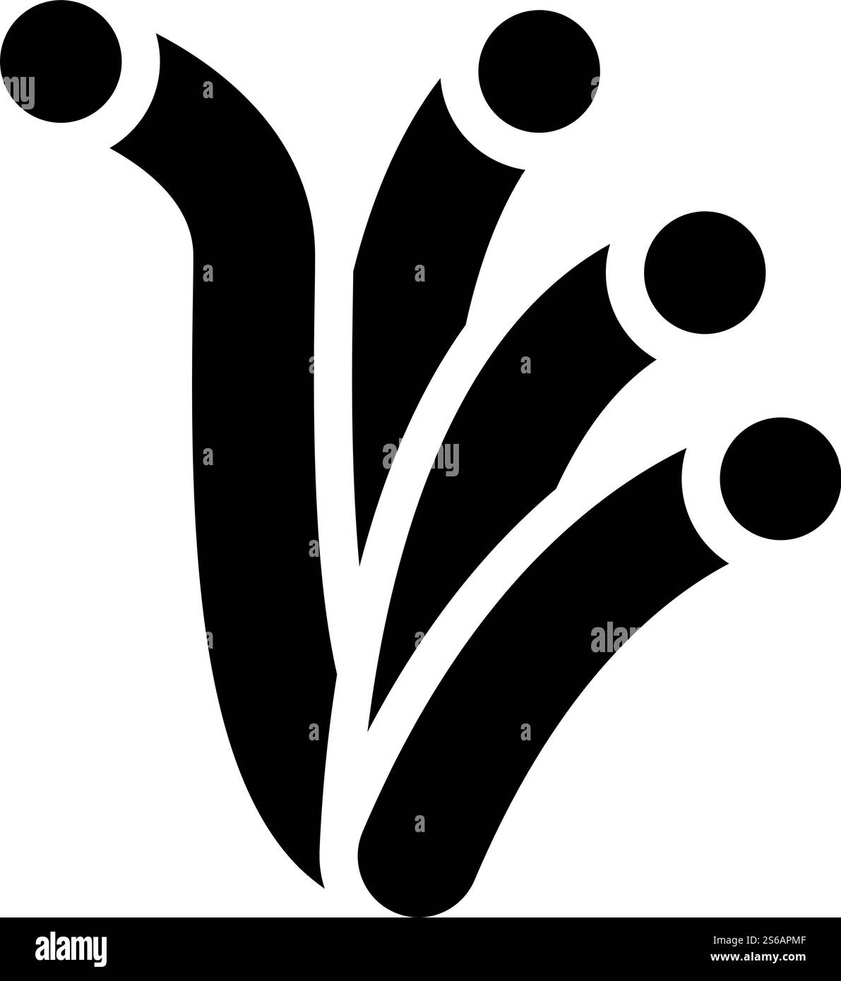 coral tube form glyph icon vector. coral tube form sign. isolated ...