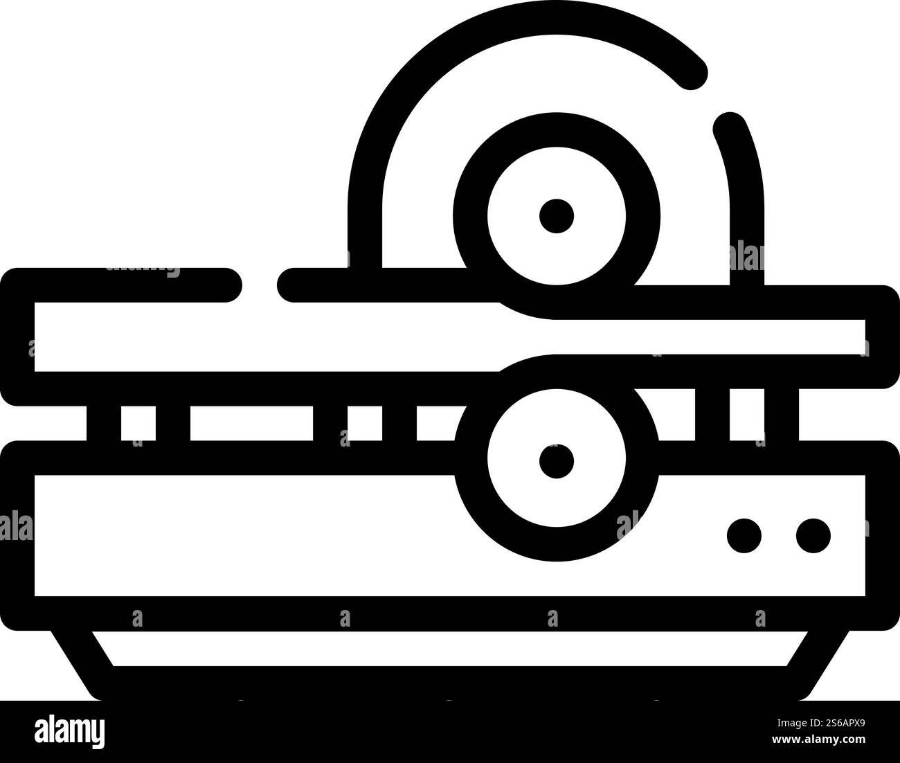 metal rolling line icon vector. metal rolling sign. isolated contour ...