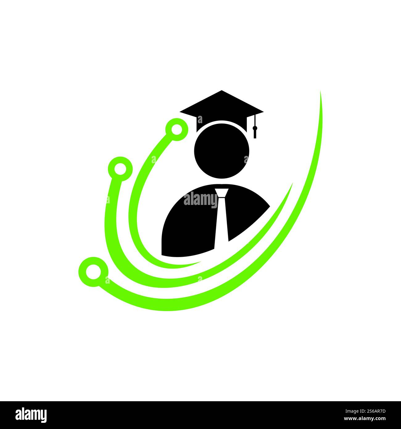 Education tech vector logo design. Digital school logo concept Stock ...