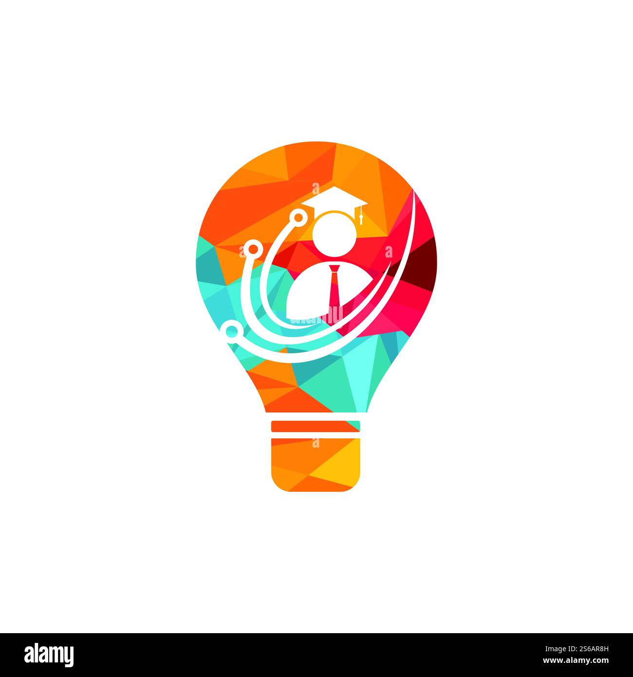 Education tech vector logo design. Digital school logo concept Stock ...