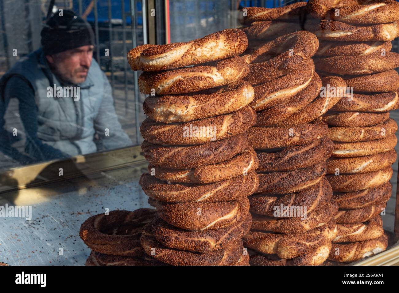 Istanbul, Turkey. 10th Jan, 2025. A street stall selling the most ...
