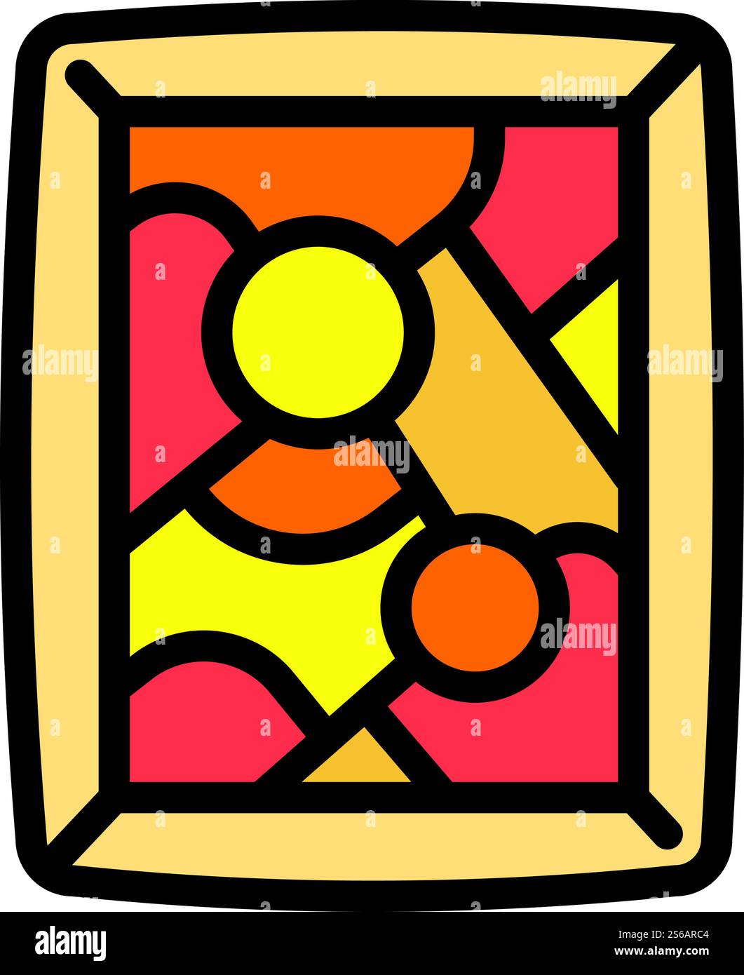 Art gallery picture icon. Outline art gallery picture vector icon for ...