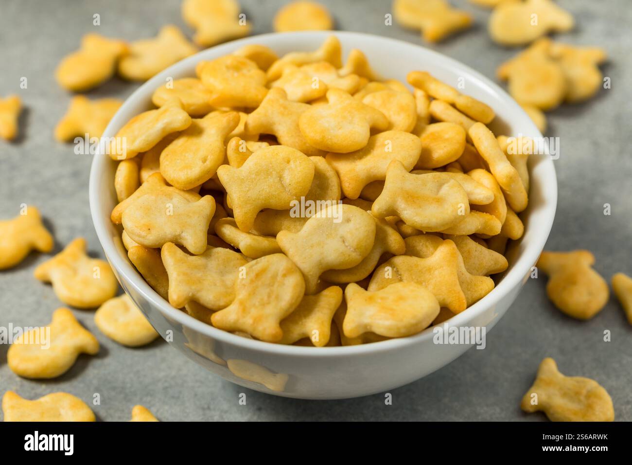 Healthy Kids Goldfish Crackers with Sea Salt Stock Photo - Alamy