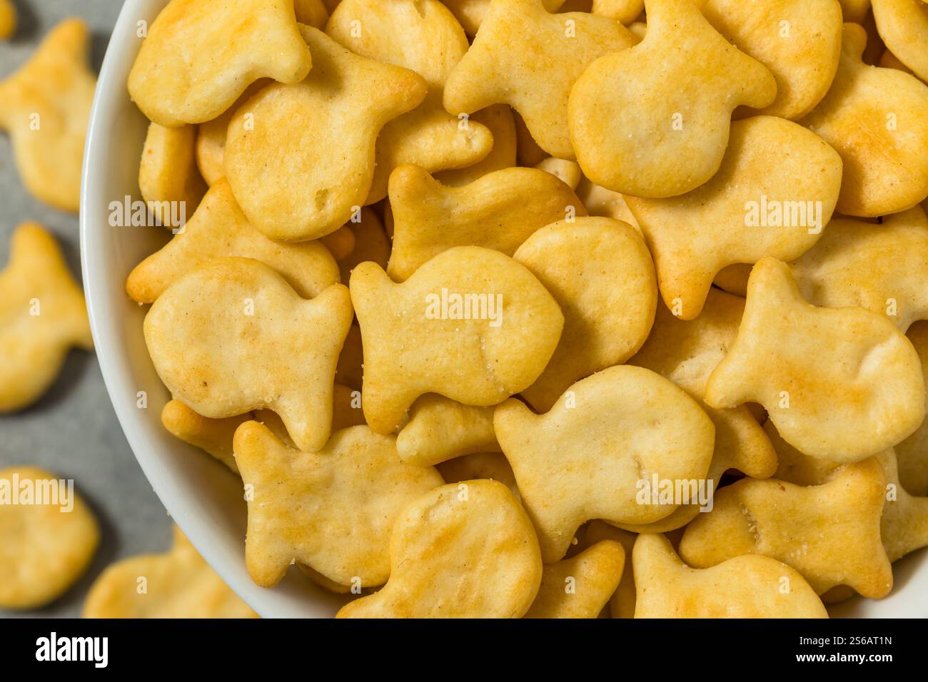 Healthy Kids Goldfish Crackers with Sea Salt Stock Photo - Alamy