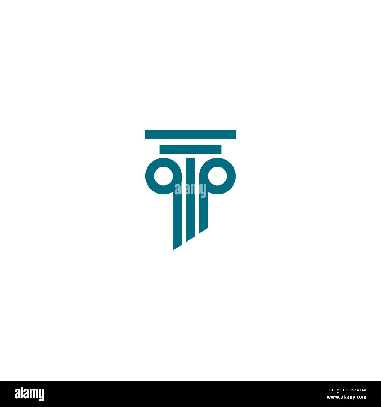 Column icon Logo Template vector illustration design Stock Vector Image ...