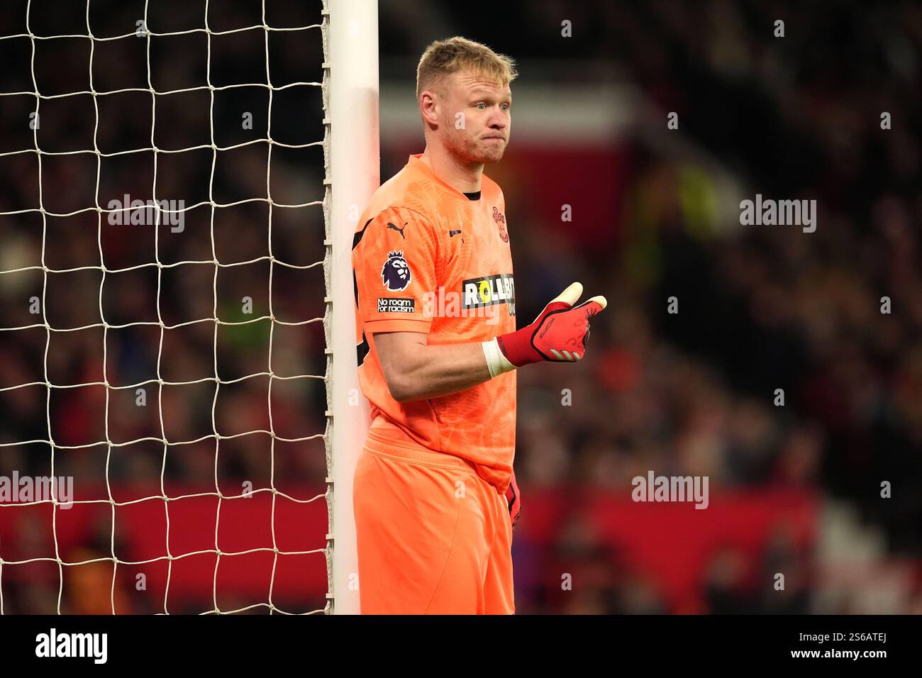 Southampton goalkeeper Aaron Ramsdale during the Premier League match ...