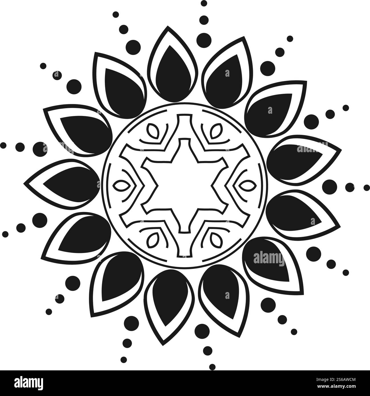 Decorative line arabic pattern vector design Stock Vector Image & Art ...
