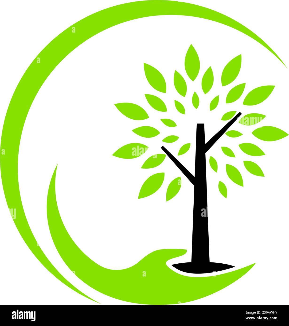 Tree nature care vector illustration Stock Vector Image & Art - Alamy