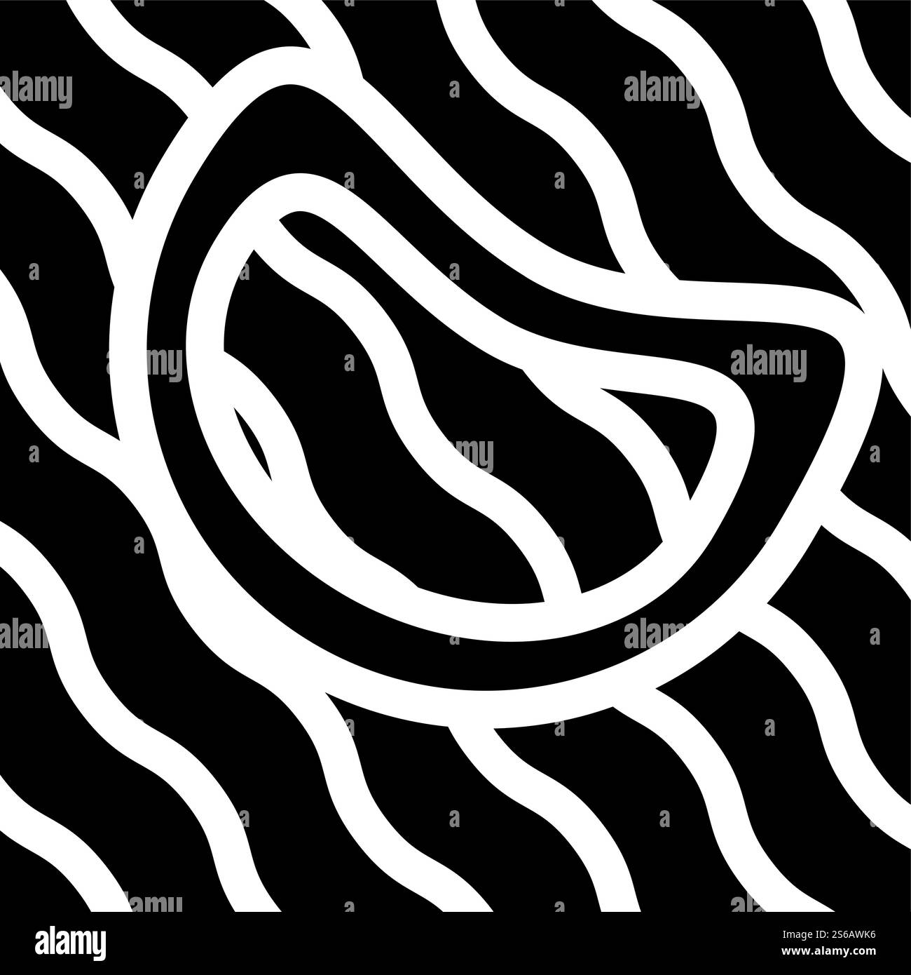 coral on water glyph icon vector. coral on water sign. isolated contour ...