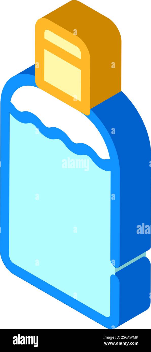disinfection gel bottle isometric icon vector. disinfection gel bottle ...