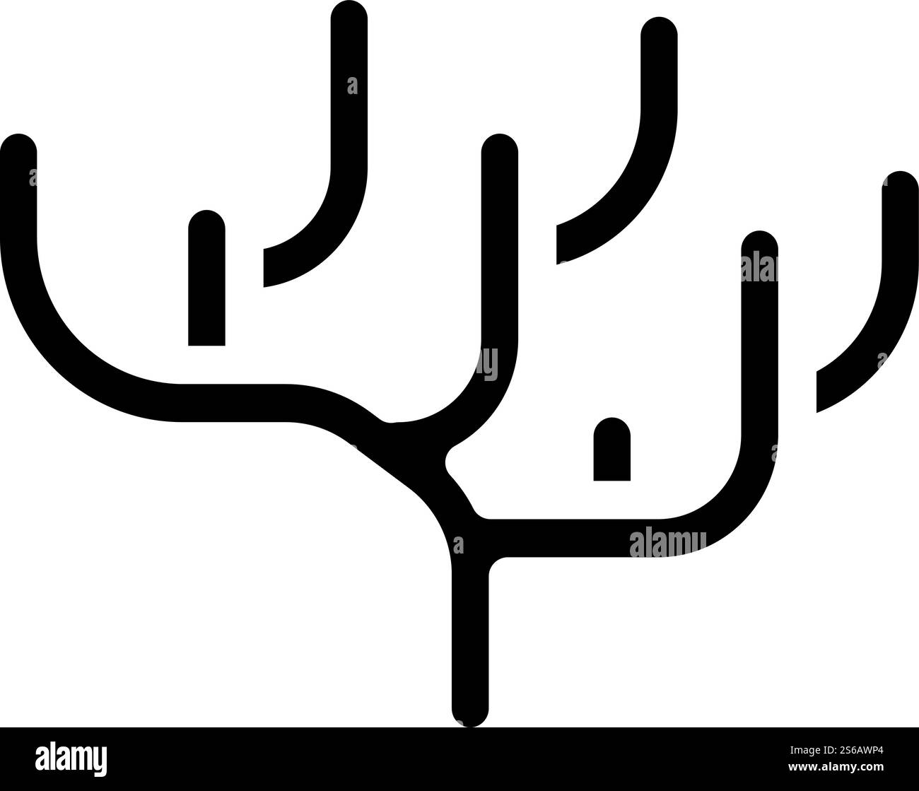 marine coral glyph icon vector. marine coral sign. isolated contour ...