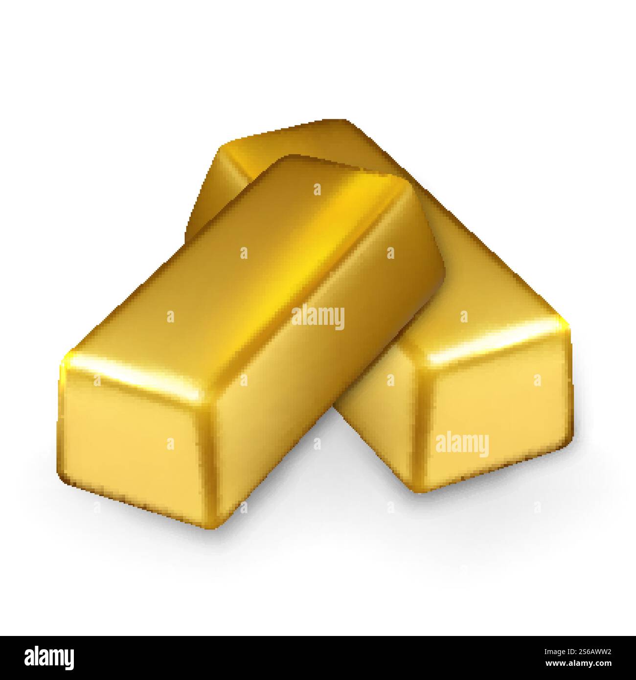 Gold Bar Stack Finance Investment Treasure Vector. Pure Golden Metal Bar Bullion Heap. Luxury ...