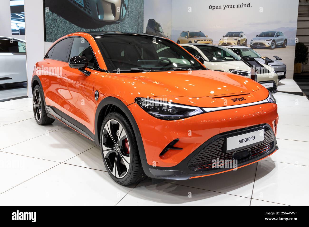 Smart 3 (2023) battery electric compact crossover SUV car at the ...