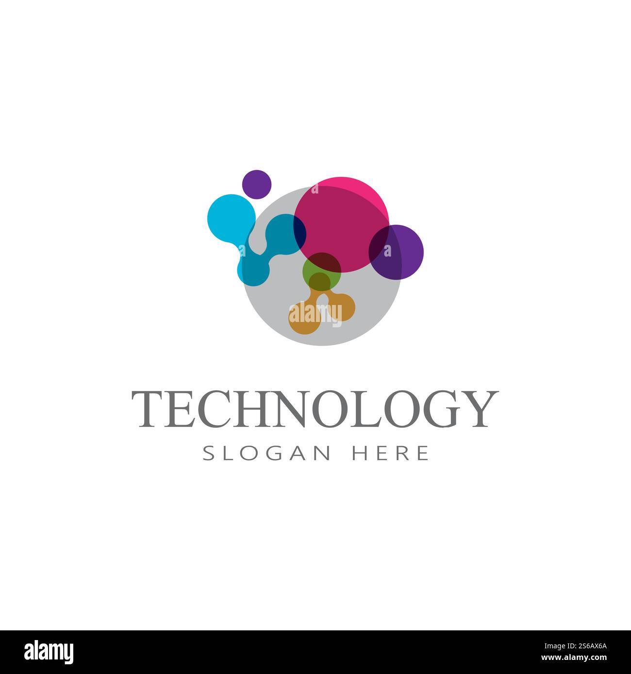 Technology, computer, data and innovation logo design Stock Vector ...