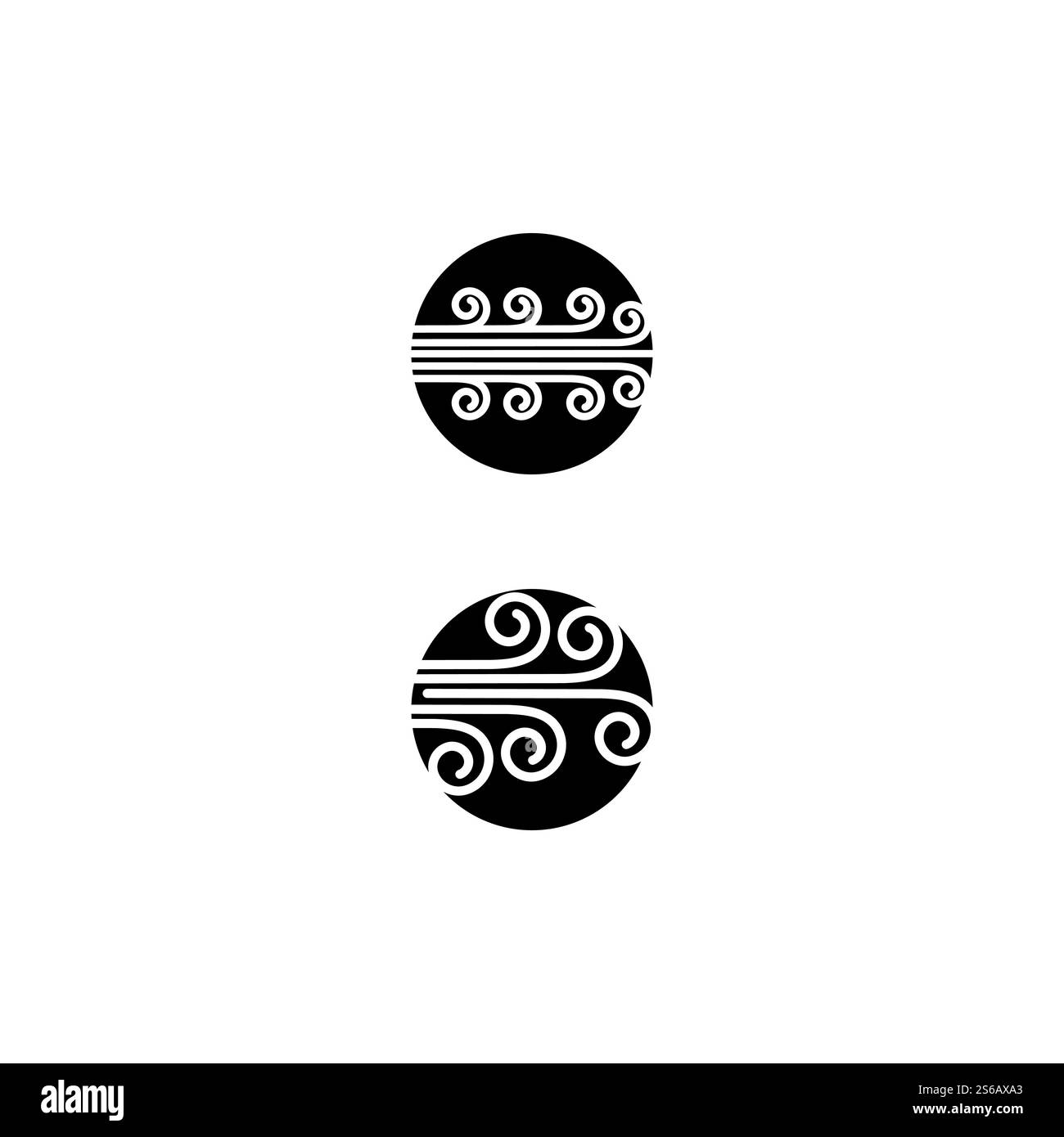 Wind Logo Template vector symbol nature Stock Vector Image & Art - Alamy