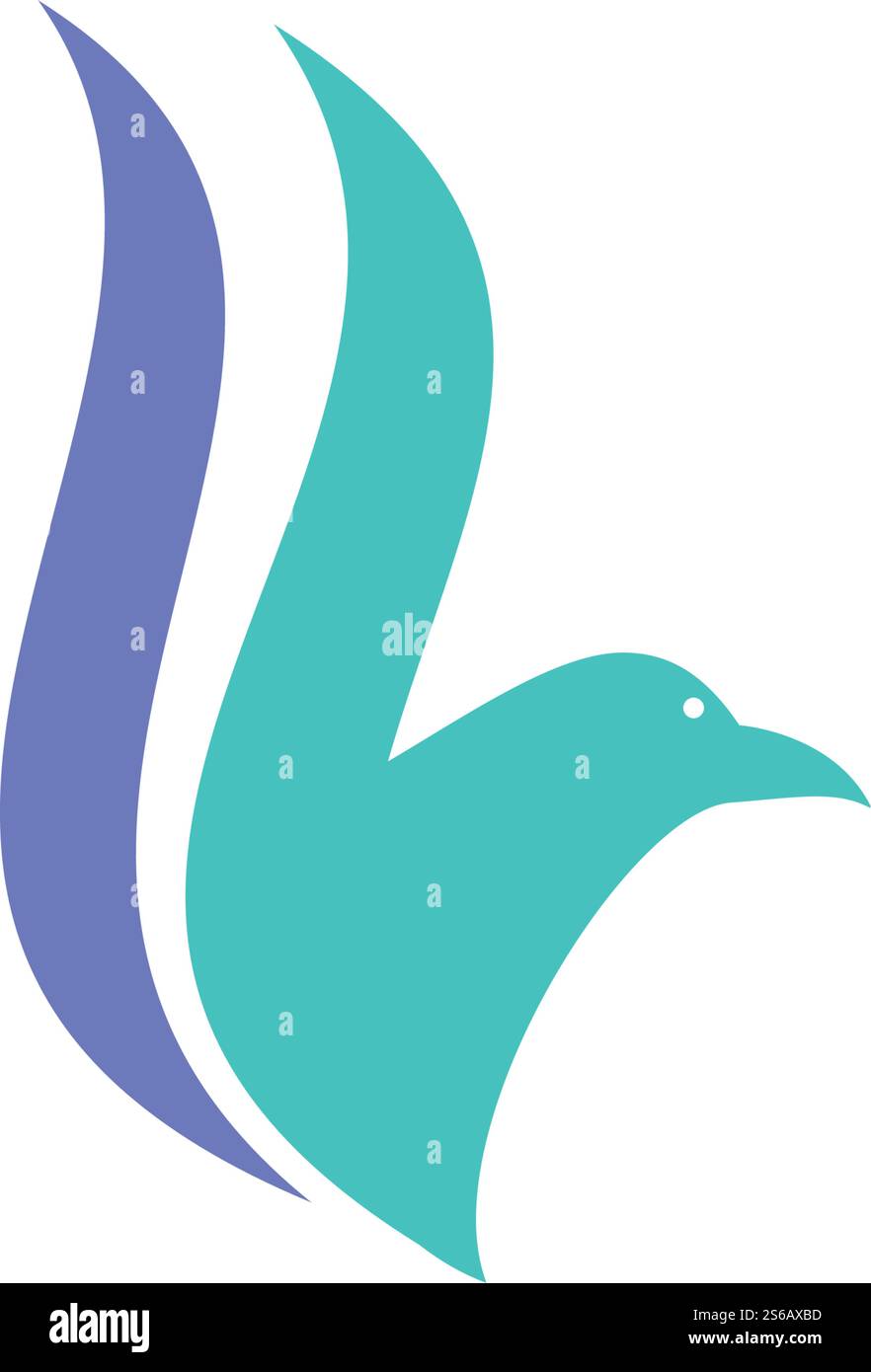 Bird silhouette Template vector illustration Stock Vector Image & Art ...