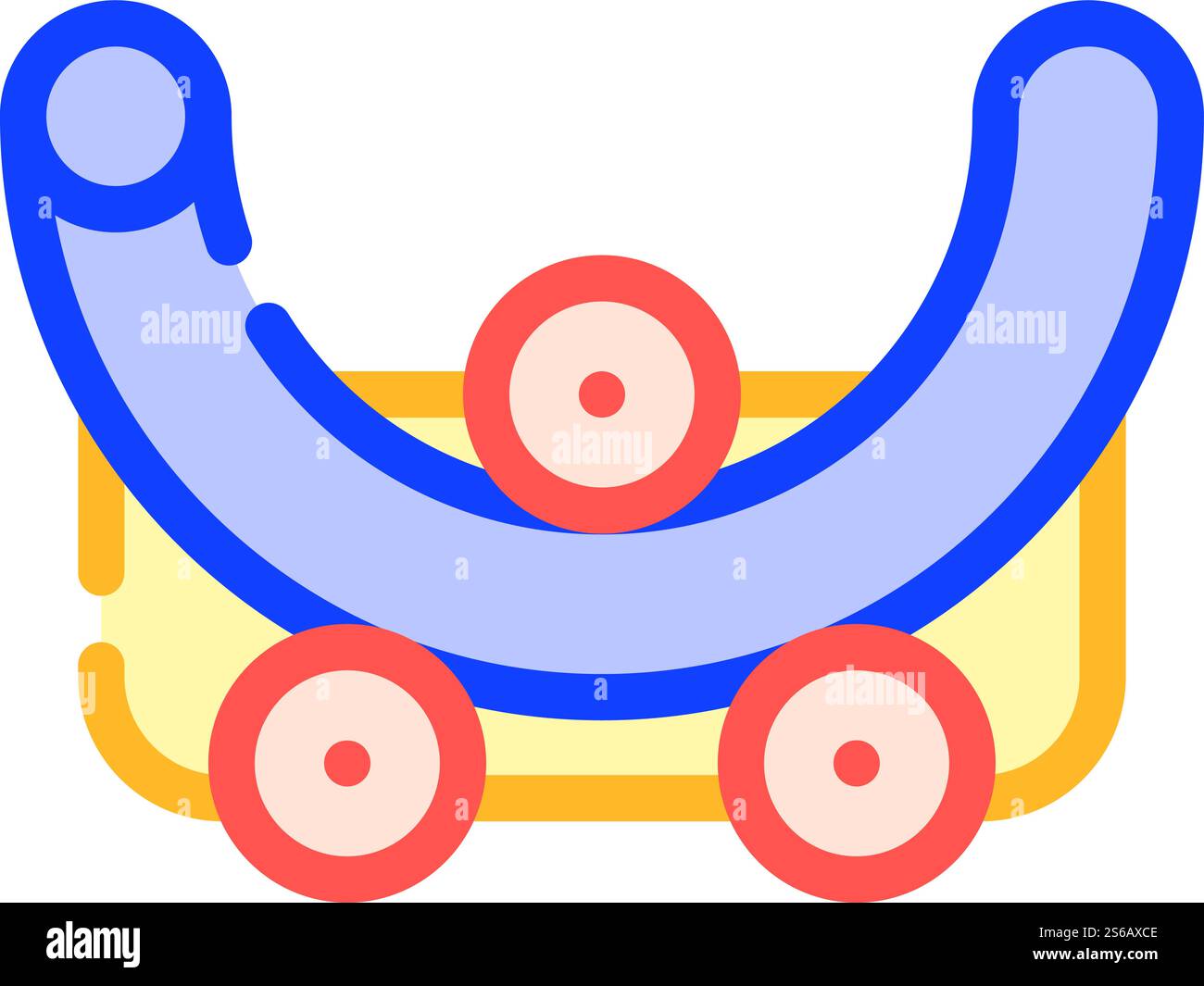 pipe bending device color icon vector. pipe bending device sign ...