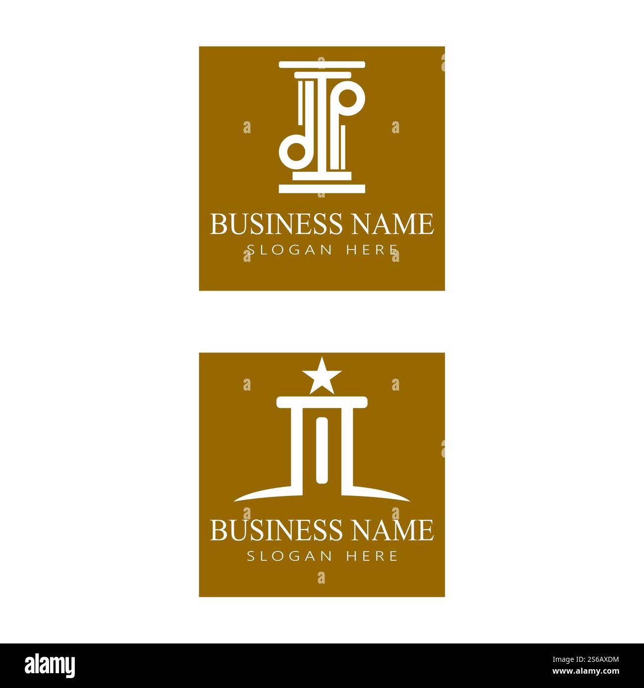 Column icon Logo Template vector illustration design Stock Vector Image ...