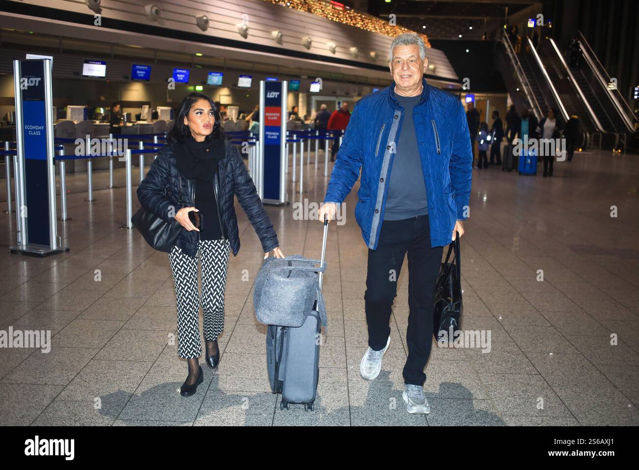 Abflug ins RTL - Dschungelcamp 2025 Frankfurt/Main, 15.1.2025 Jürgen ...