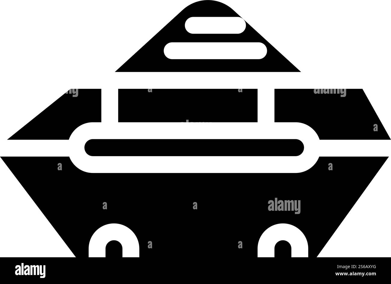 Container construction garbage glyph icon hi-res stock photography and ...