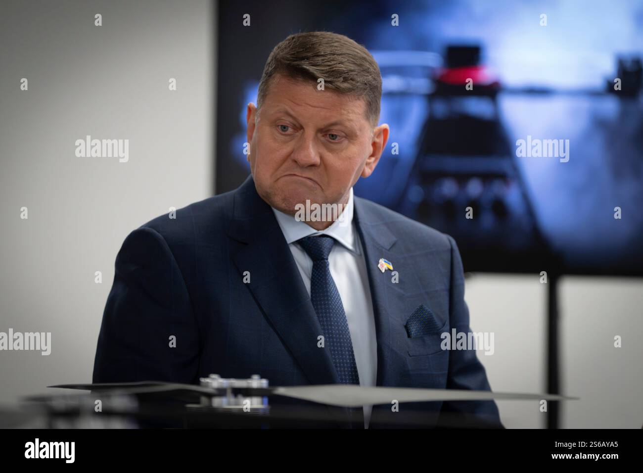 Former Commander-in-Chief of Ukraine's Armed Forces and Ambassador to the UK, Valerii Zaluzhnyi ...