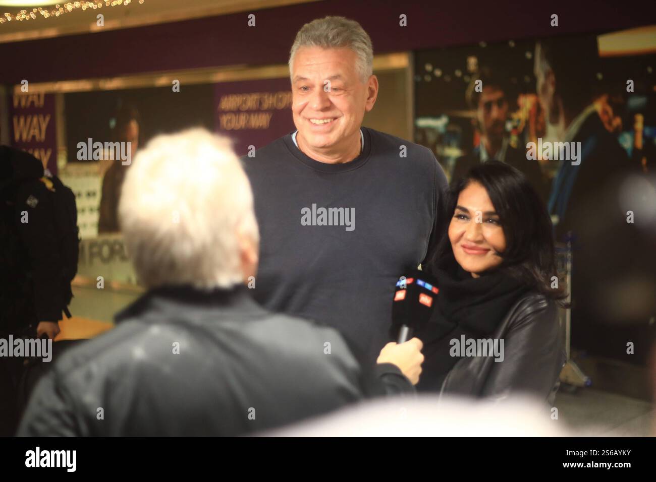 Abflug ins RTL - Dschungelcamp 2025 Frankfurt/Main, 15.1.2025 Jürgen ...