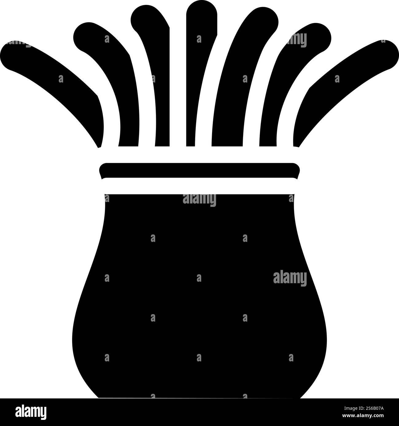 ocean aquatic coral glyph icon vector. ocean aquatic coral sign ...