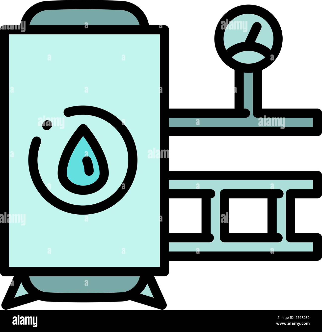 Pool tank filter icon. Outline pool tank filter vector icon for web ...