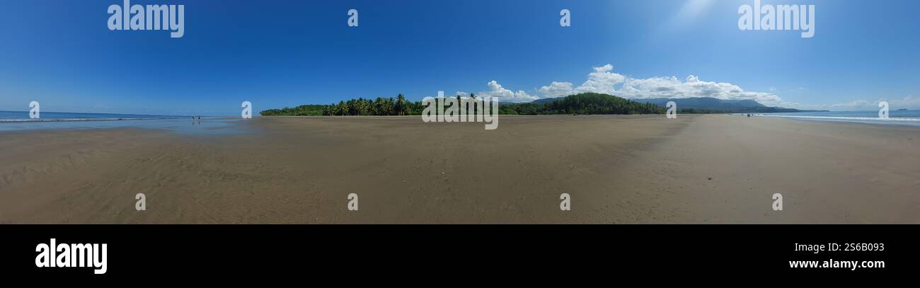 panorama view from the seaside of whale tail marino bellano NP beach ...
