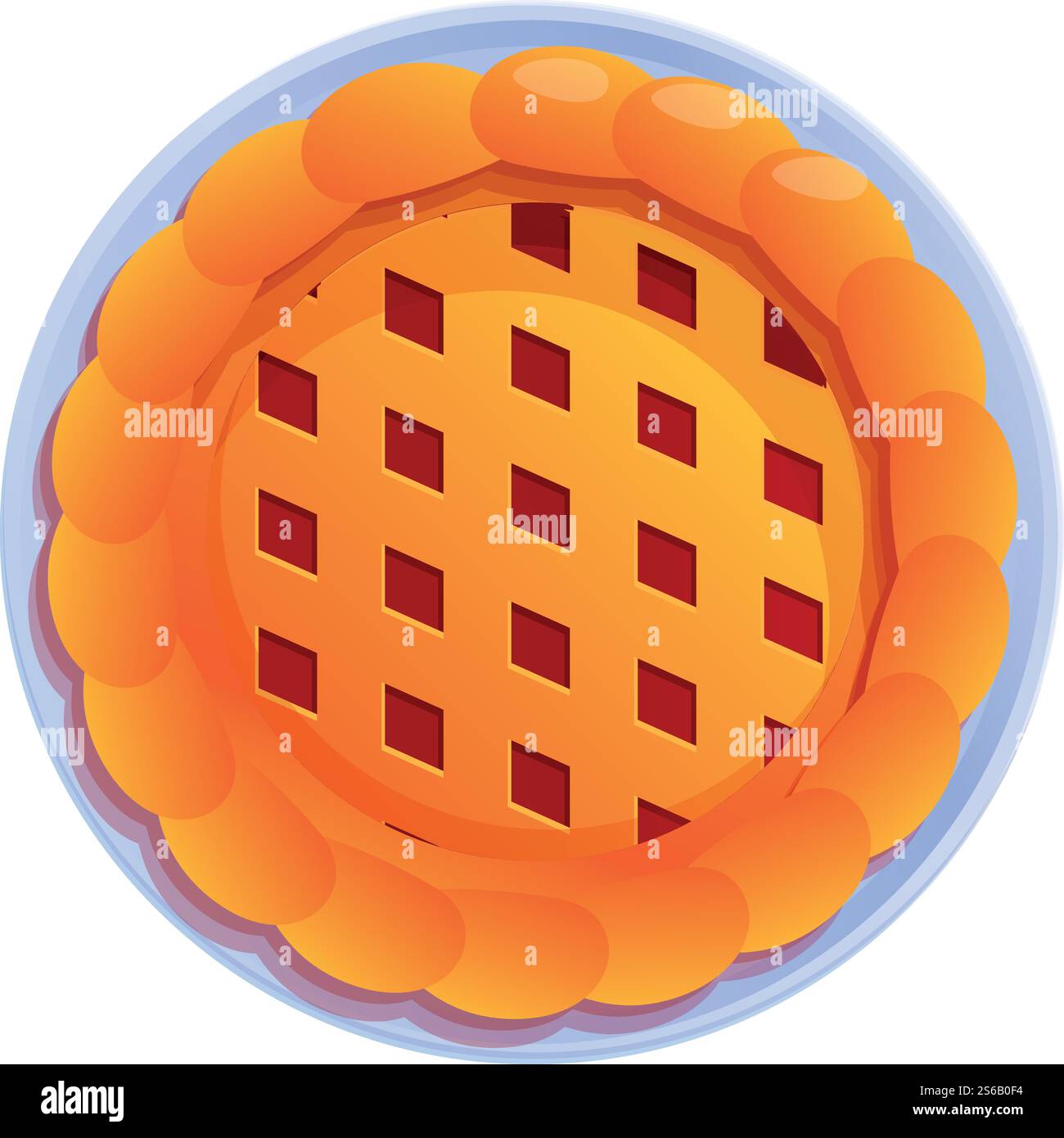 Slice apple tart on Stock Vector Images - Alamy