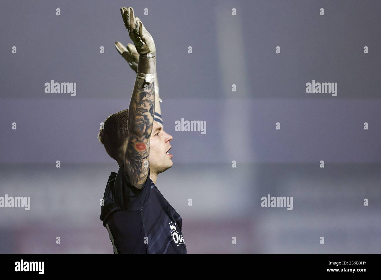 Katwijk, Netherlands. 16th Jan, 2025. KATWIJK, 16-01-2025, Sportpark ...