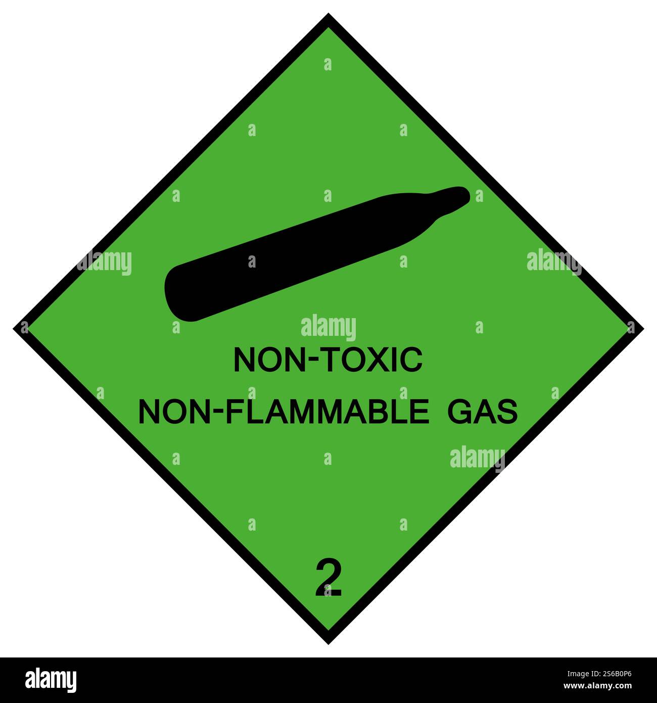 Non-Flammable Gas Symbol Sign Isolate On White Background,Vector ...