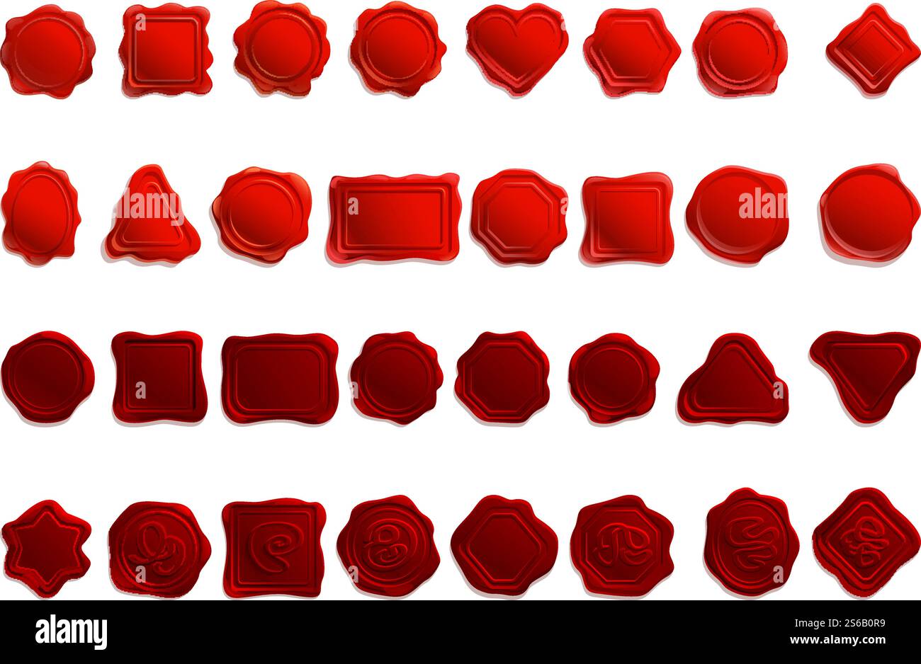 Wax icons set. Cartoon set of wax vector icons for web design. Wax ...