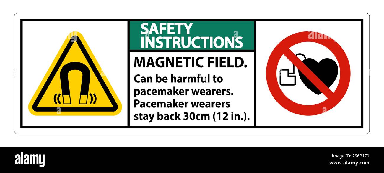Safety Instructions Magnetic field can be harmful to pacemaker wearers ...
