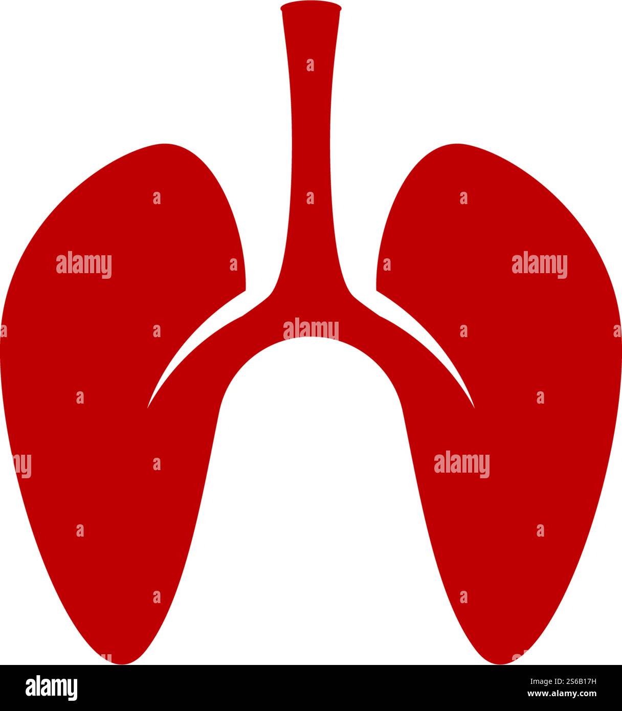 Lungs illustration vector template design Stock Vector Image & Art - Alamy