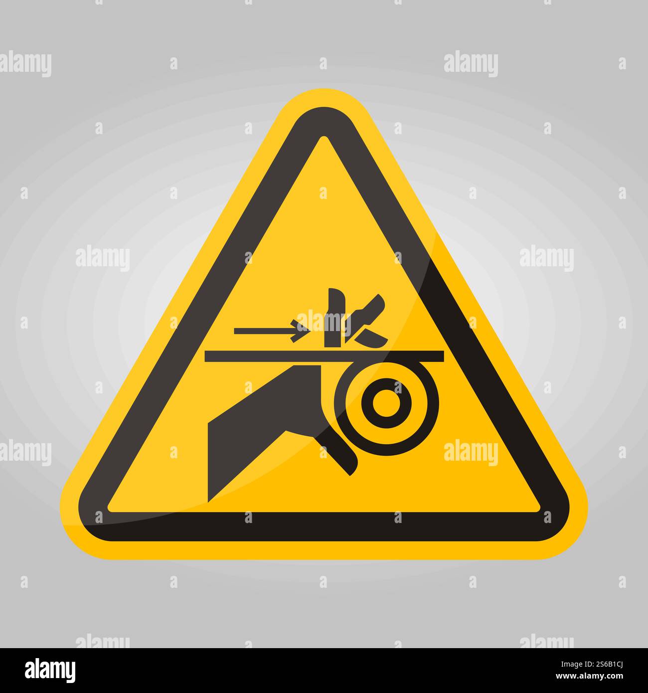 Hand Entanglement Belt and Rollers Symbol Sign, Vector Illustration ...