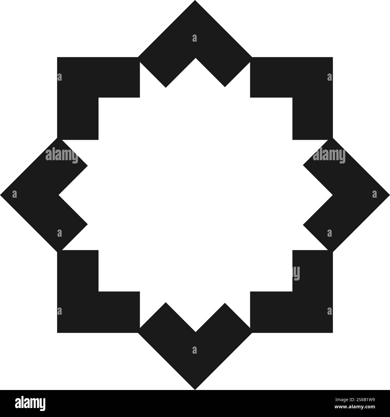 Decorative line arabic pattern vector design Stock Vector Image & Art ...