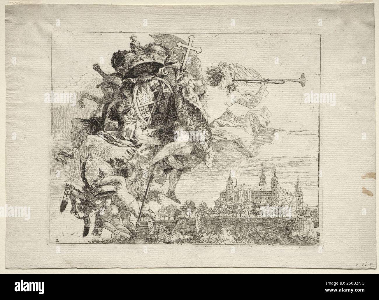 Giovanni Domenico Tiepolo (Italian, 1727-1804) - Flight into Egypt ...