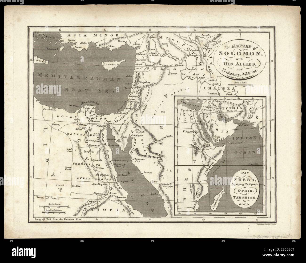 G. Alexander, The empire of Solomon Stock Photo - Alamy