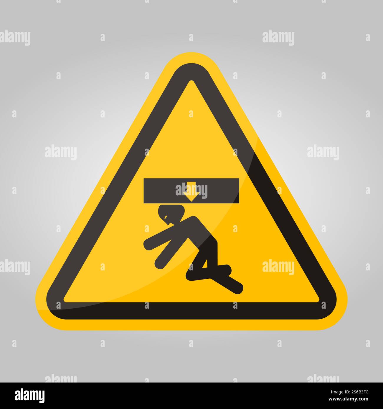 Body Crush Force From Above Symbol Sign, Vector Illustration, Isolate ...