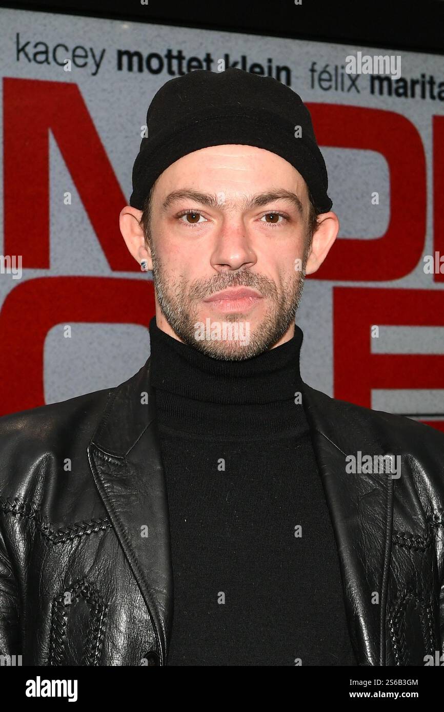 Paris, France. 16th Jan, 2025. French actor Felix Maritaud poses for a ...