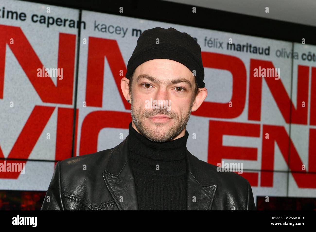 Paris, France. 16th Jan, 2025. French actor Felix Maritaud poses for a ...