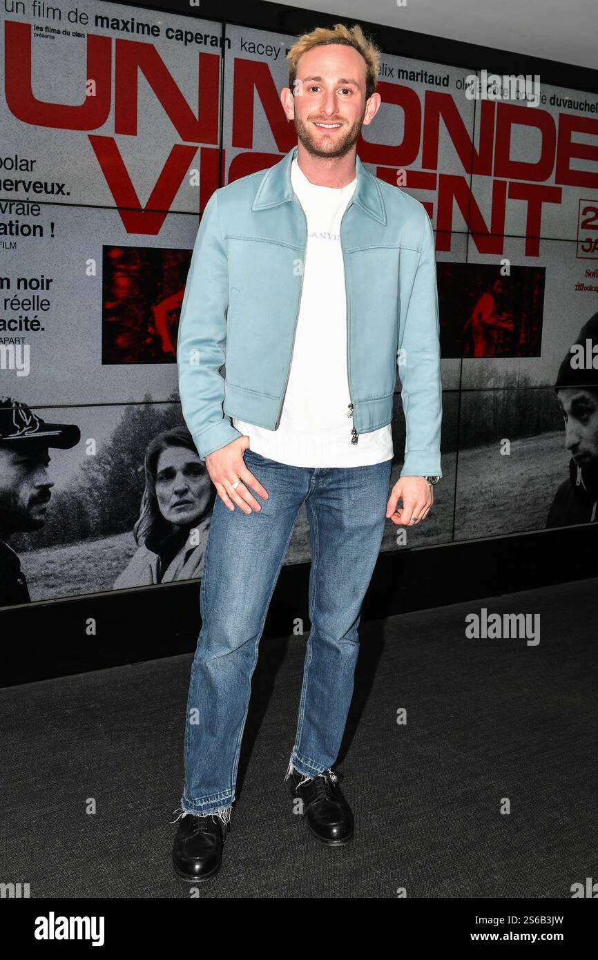 Paris, France. 16th Jan, 2025. Swiss actor Kacey Mottet Klein poses for ...
