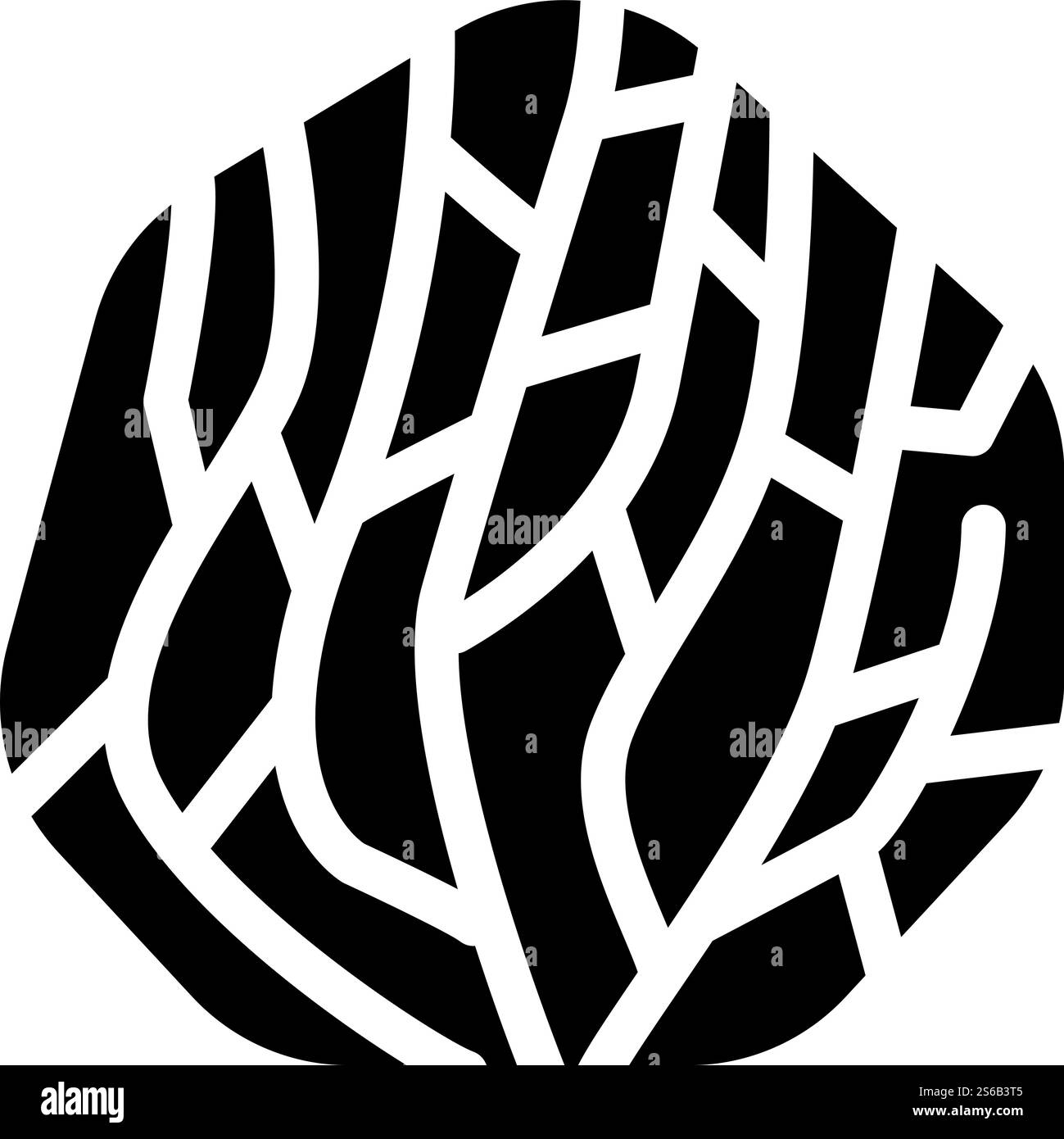 underwater coral glyph icon vector. underwater coral sign. isolated ...