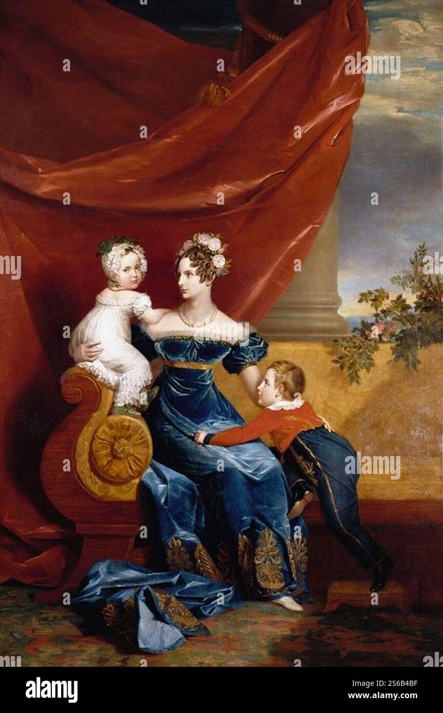 George Dawe (1781-1829) - Charlotte (Alexandra Feodorovna), Empress of ...