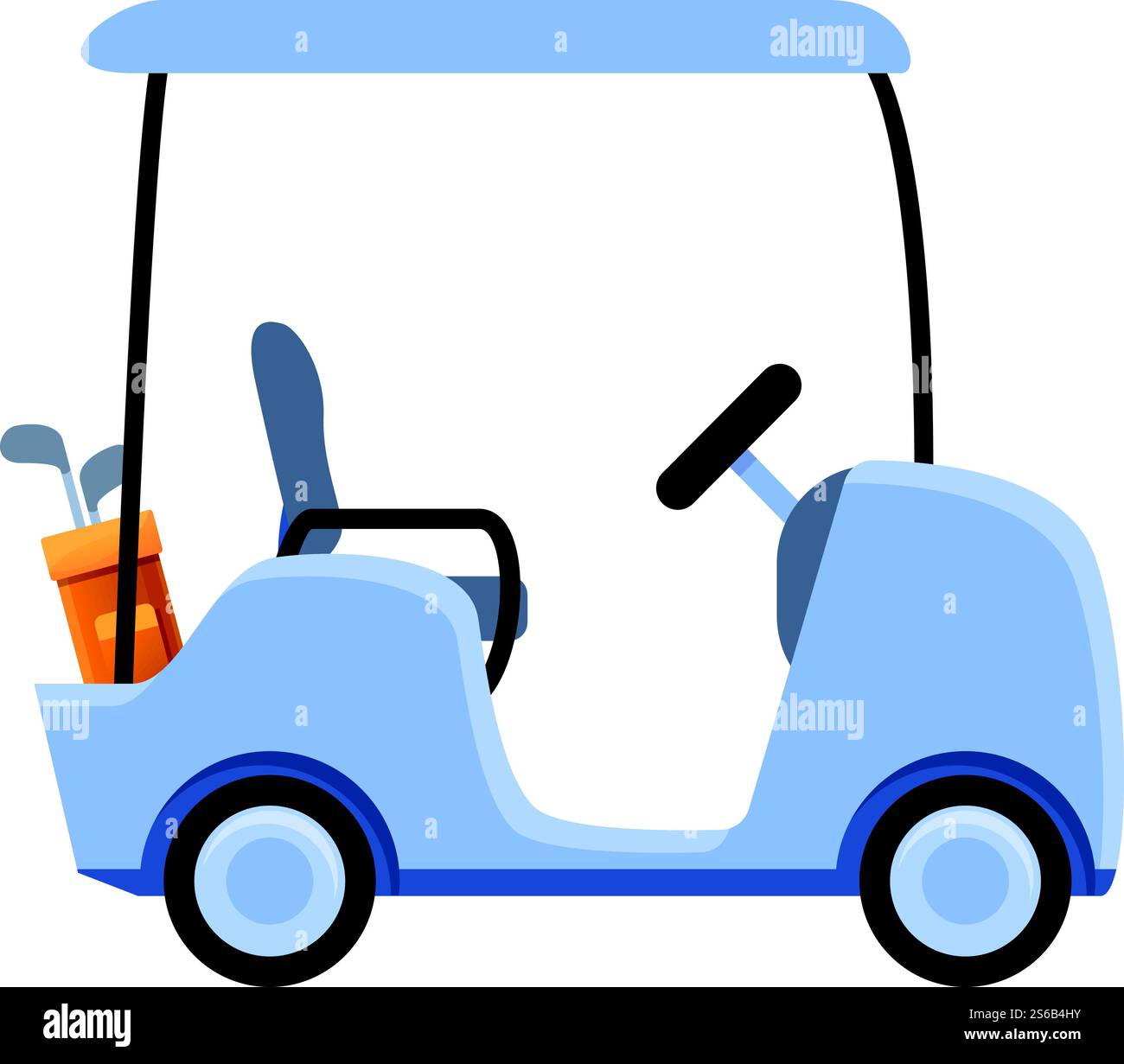Buggy golf cart icon. Cartoon of buggy golf cart vector icon for web ...