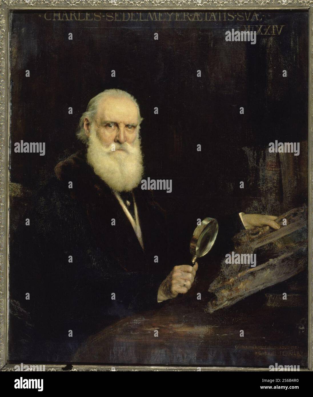 Gabriel Ferrier - Portrait de Charles Sedelmeyer (1837-1925), marchand ...