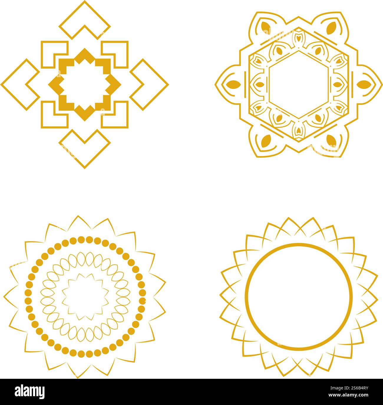 Decorative line arabic pattern vector design Stock Vector Image & Art ...